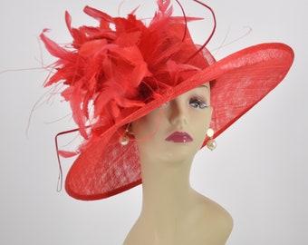 Red Derby Hat - Etsy