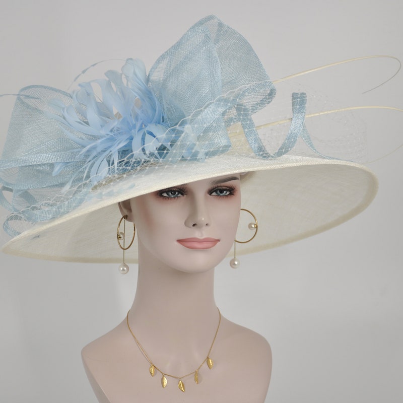Light Blue Derby Hat - Etsy