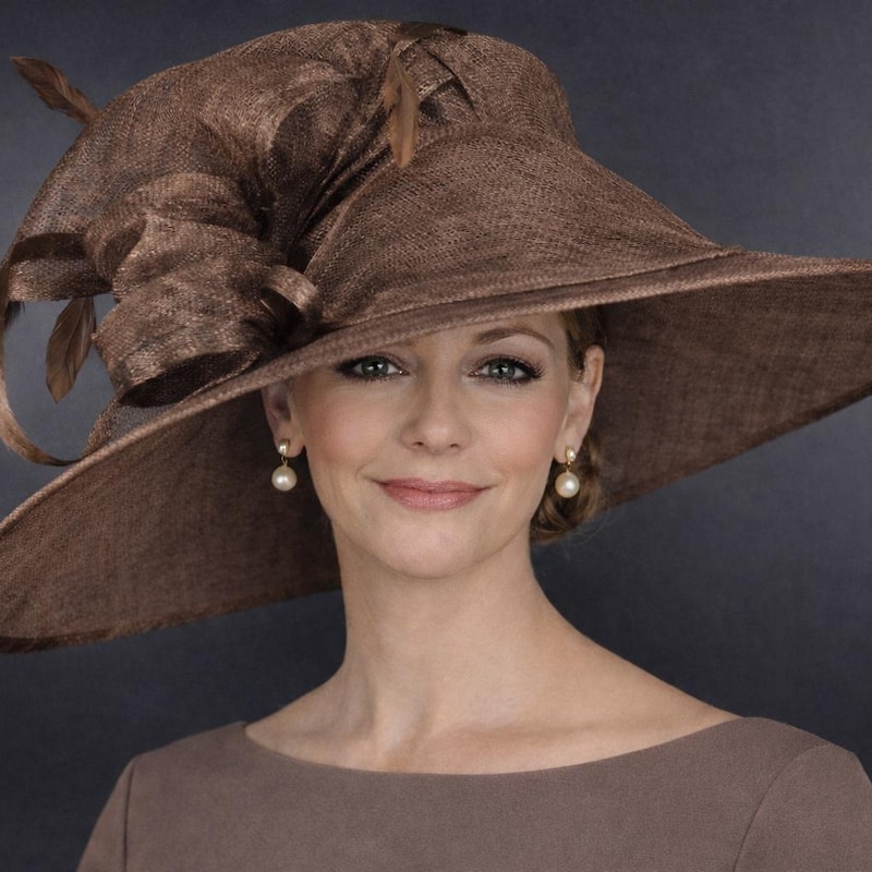 Brown Kentucky Derby Day Hat - Etsy UK