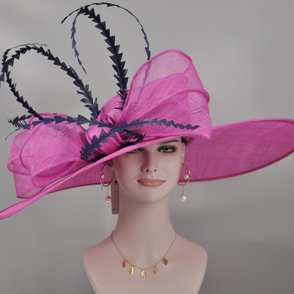 Navy Blue Hot Pink - Etsy
