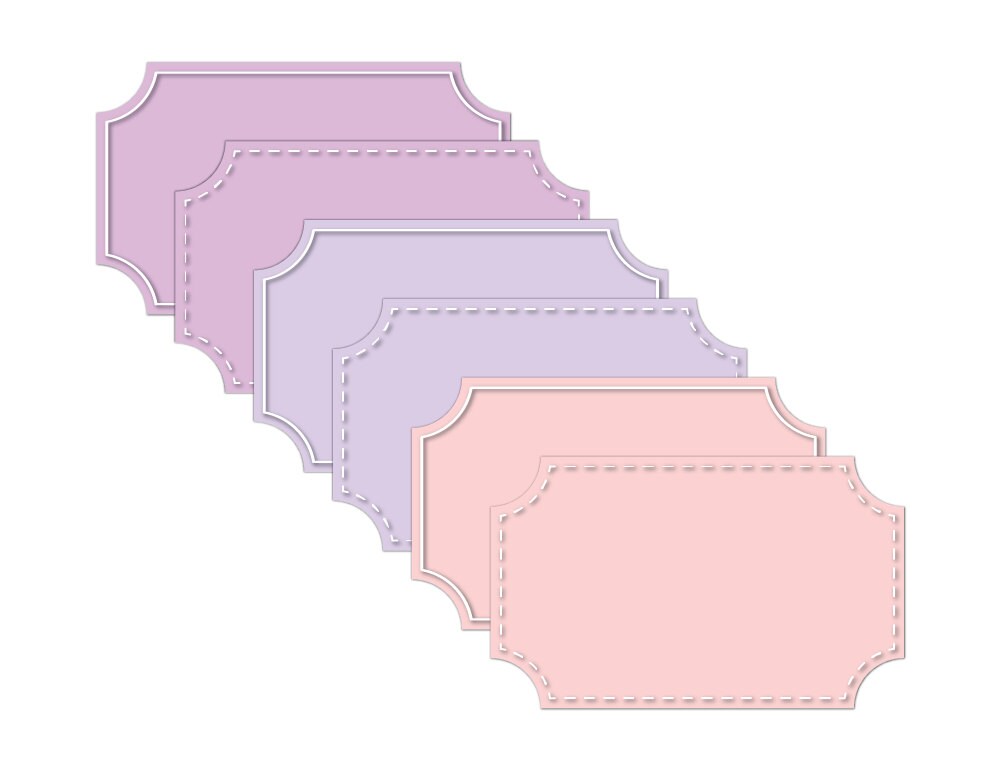 Colorful Digital Clipart Frames, Digital Scrapbook Frame, Digital Frame ...