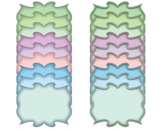 100 Bracket Frame Digital Clip Art, Commercial Use Instant Download PNG ...