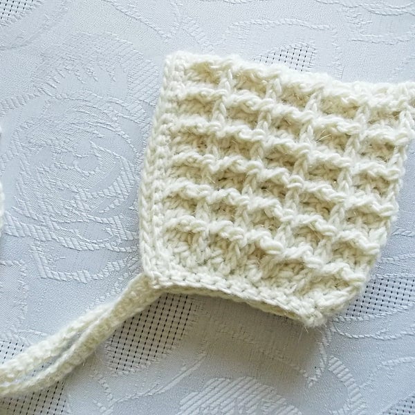 Waffle Stitch Baby Hat Pattern - Etsy