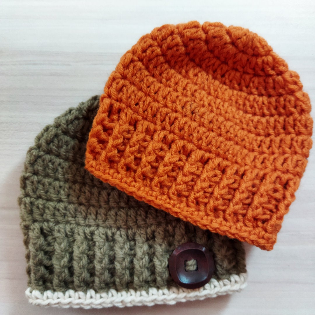9 Sizes Easy Crochet Hat Pattern - Simple and Fast Crochet Hat Pattern ...
