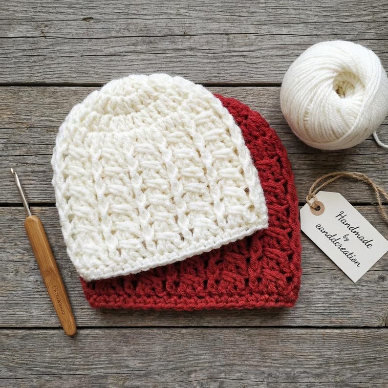 Easy Crochet Hat Pattern - Spring Baby Hat PDF Pattern - Baby Beanie ...