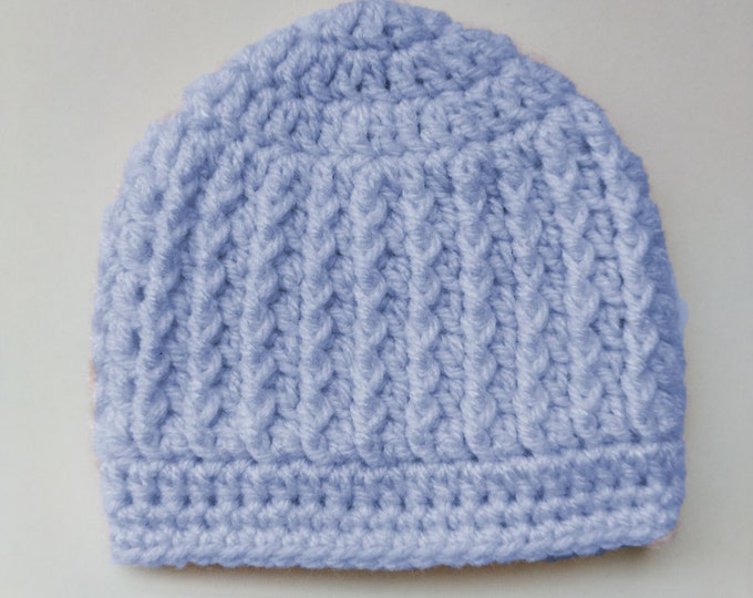 8 Sizes Crochet Hat PDF Pattern - Easy Hat Pattern - Crochet Beanie ...