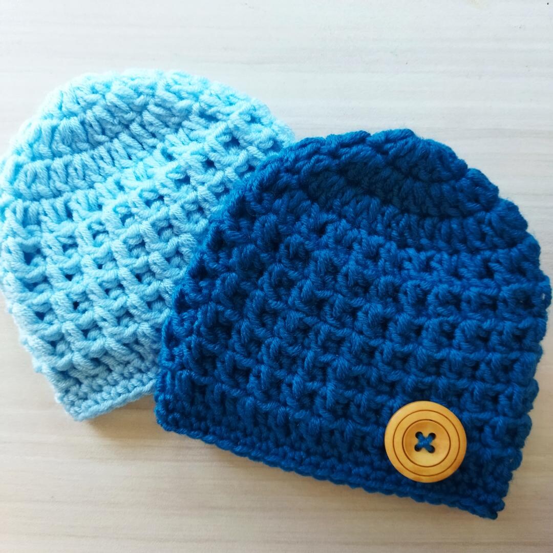Crochet Baby Hat Pattern: Beginner-friendly Beanie - 5 Sizes (PDF ...