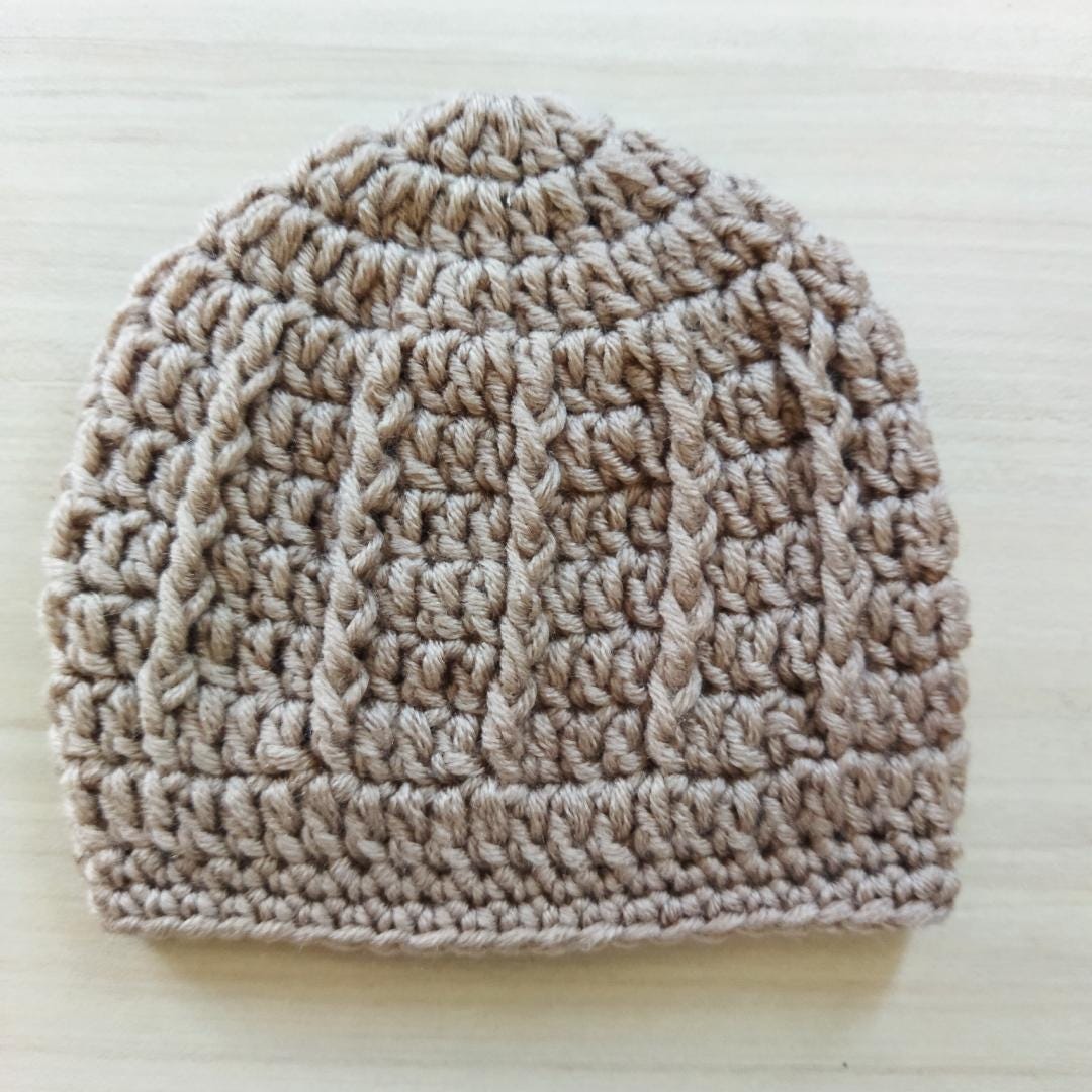Easy Baby Beanie Crochet Pattern - Crochet Baby Hat PDF Pattern ...