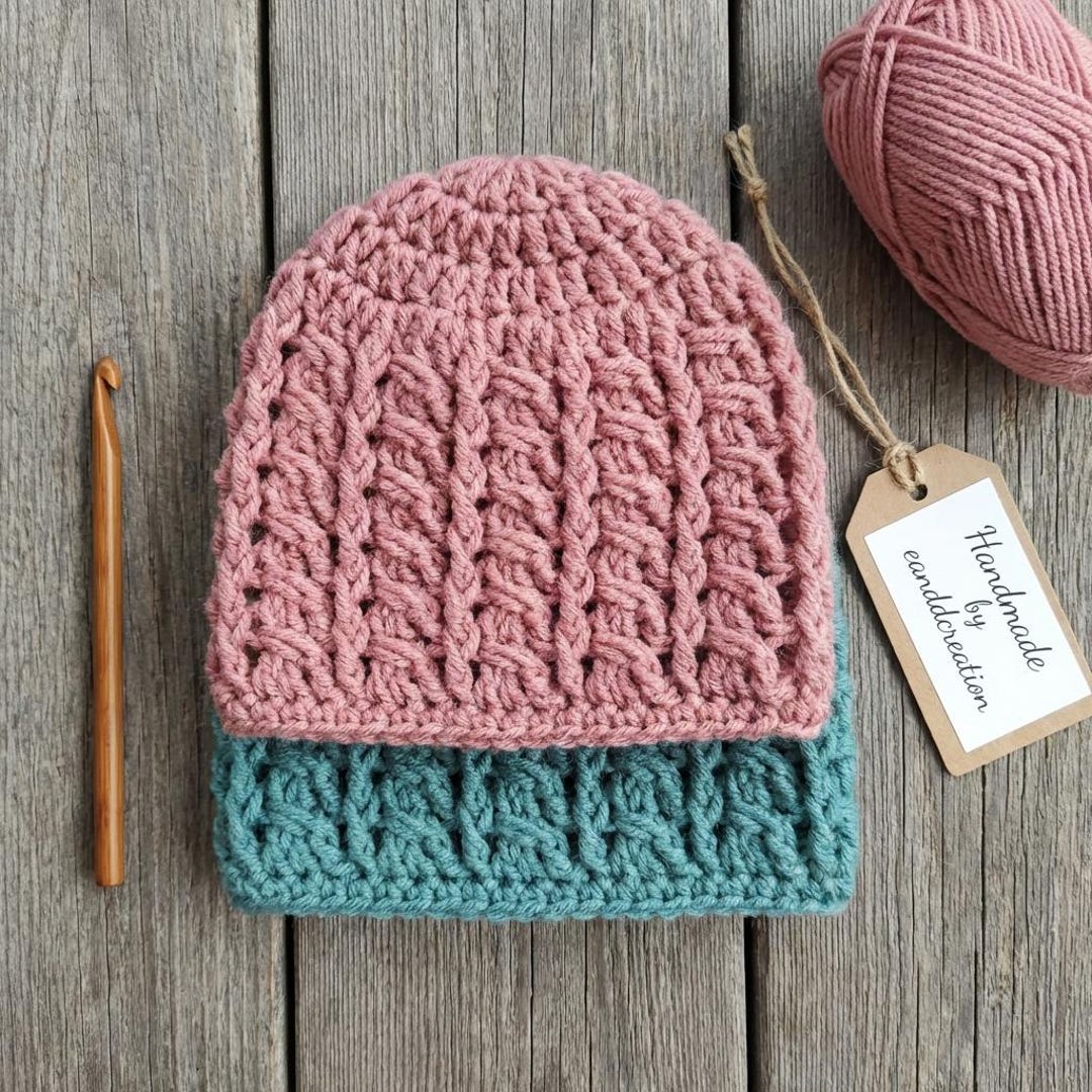 Easy Crochet Hat Pattern - Spring Baby Hat PDF Pattern - Baby Beanie ...