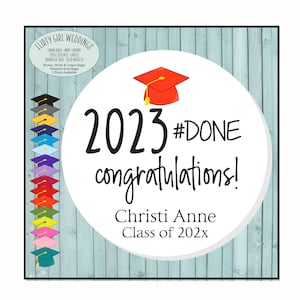 Graduation 2023 Stickers Labels Graduation Party Stickers Graduation ...