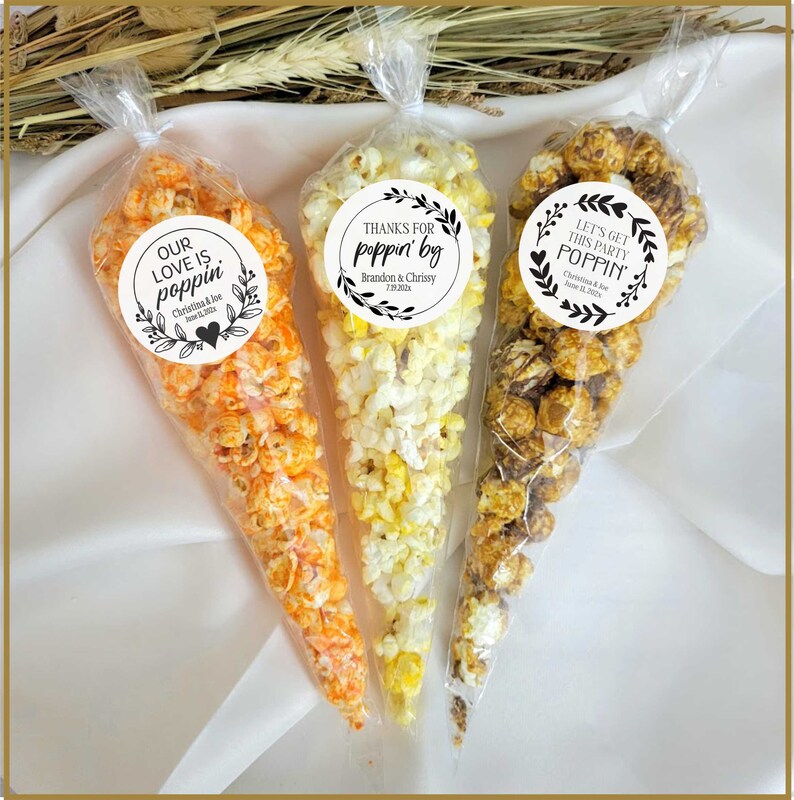 Popcorn Stickers Popcorn Bags Welcome Stickers Popcorn - Etsy