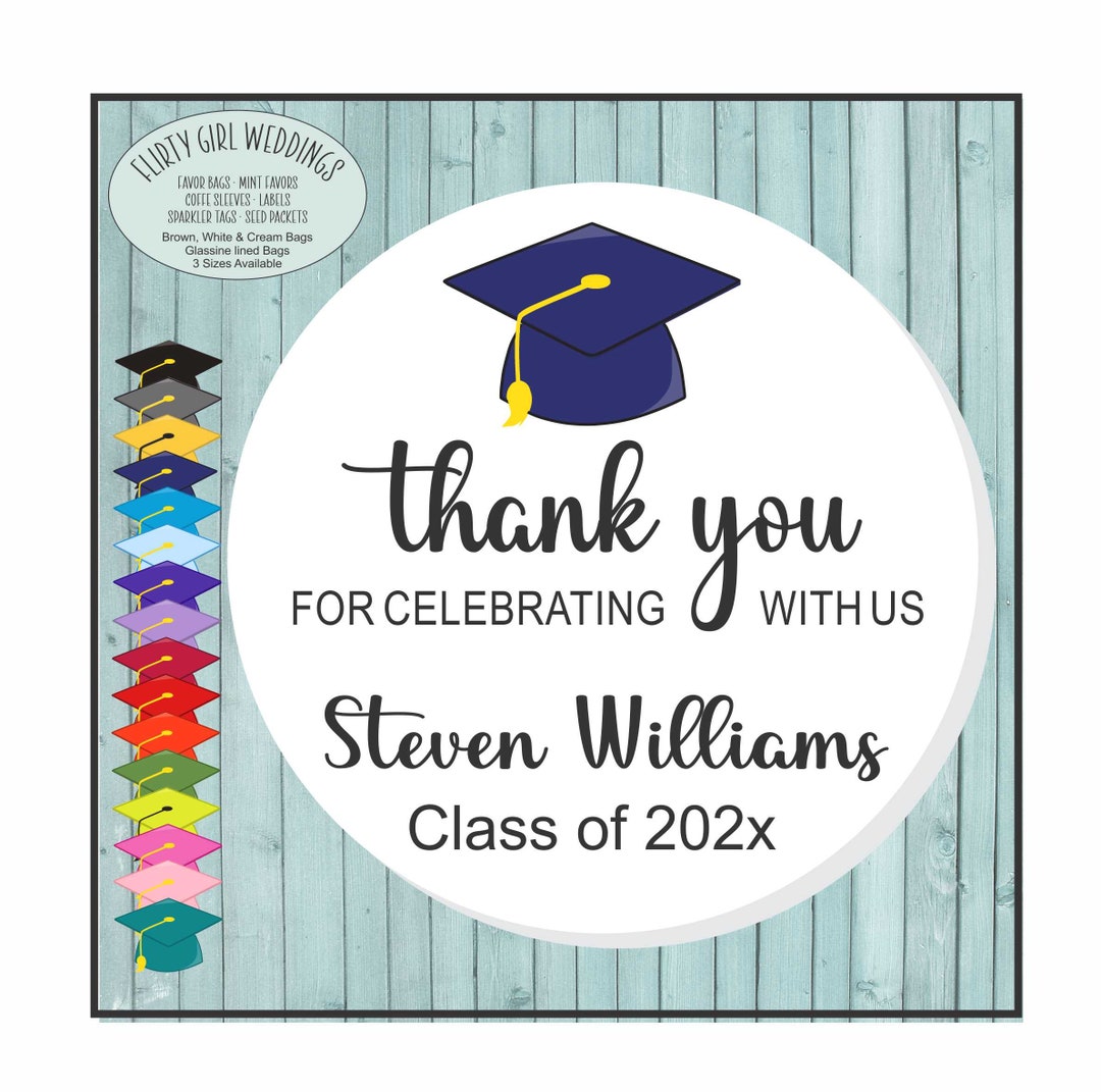 Graduation 2023 Stickers Labels Graduation Party Stickers Graduation ...