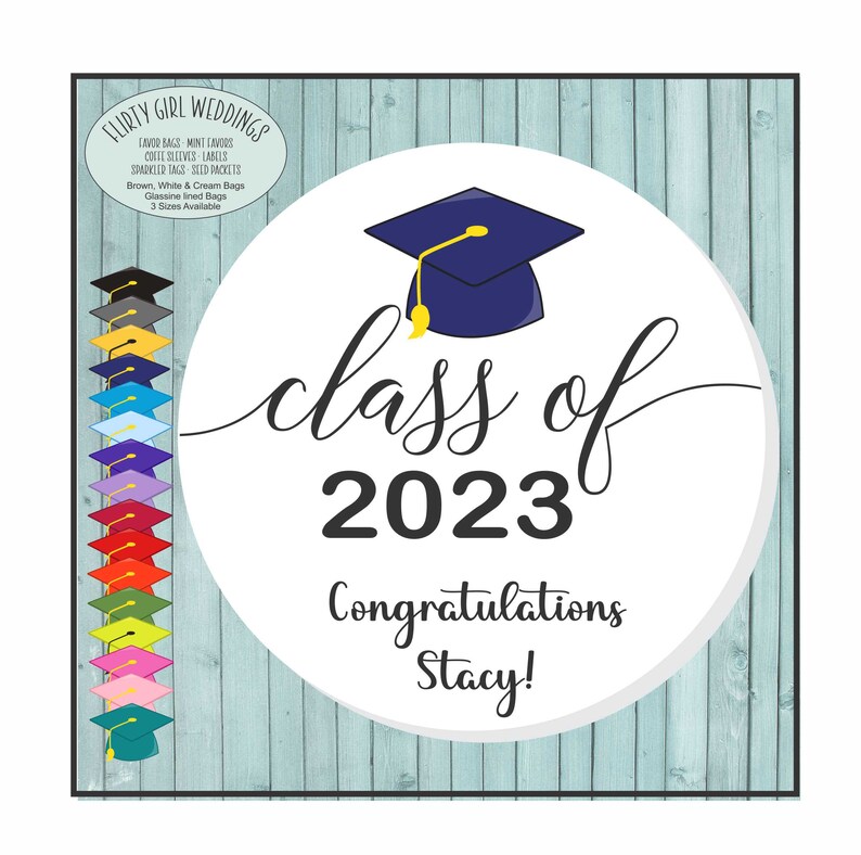 Graduation Labels 2023 Stickers Graduation Party Stickers - Etsy