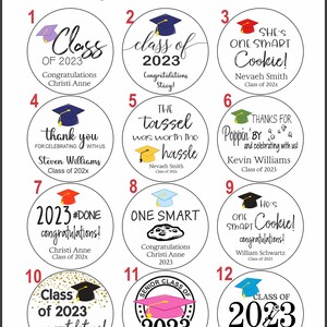 Graduation Labels 2023 Stickers Graduation Party Stickers Graduation ...