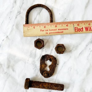 Mixed Vintage Rusty Metal Objects Art Craft Supply Metalworking Assemblage Lot D - Etsy