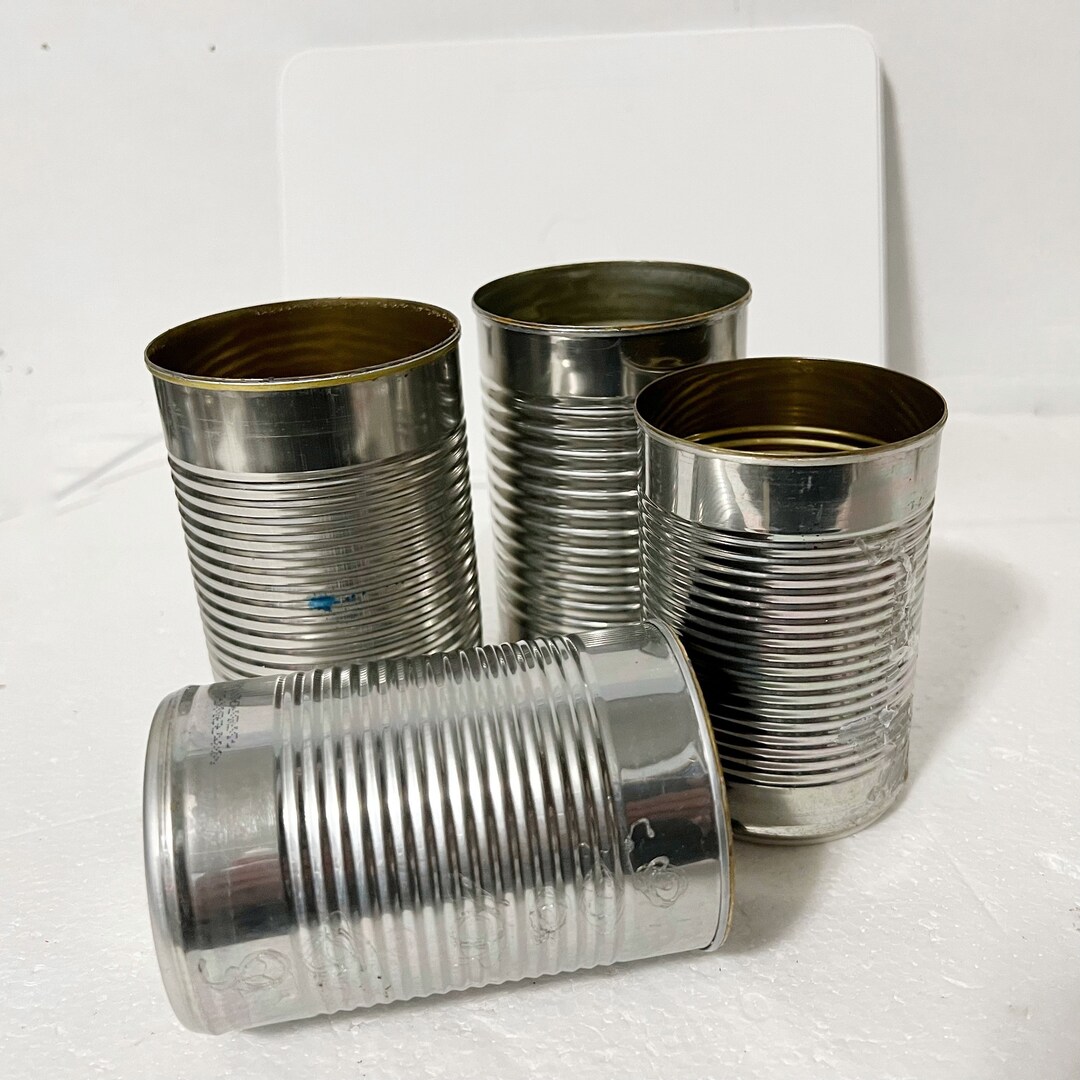 12 Tin Cans Two Sizes for TARGET PRACTICE Not Suitable for Children ...