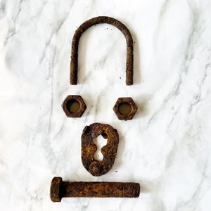Mixed Vintage Rusty Metal Objects Art Craft Supply Metalworking Assemblage Lot D - Etsy