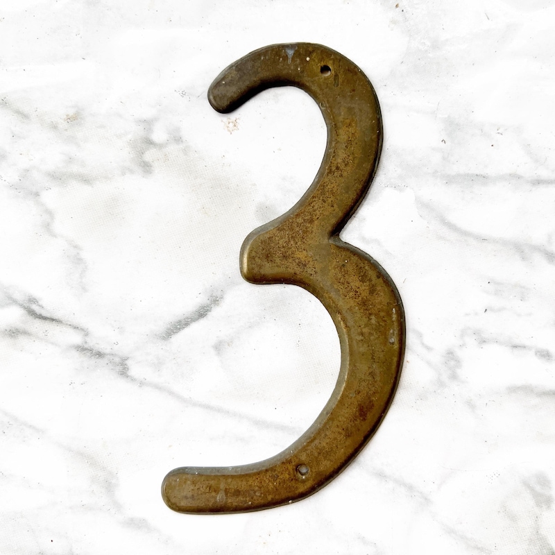 Brass House Numbers - Etsy
