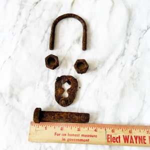 Mixed Vintage Rusty Metal Objects Art Craft Supply Metalworking ...