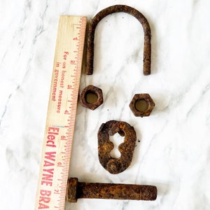 Mixed Vintage Rusty Metal Objects Art Craft Supply Metalworking ...