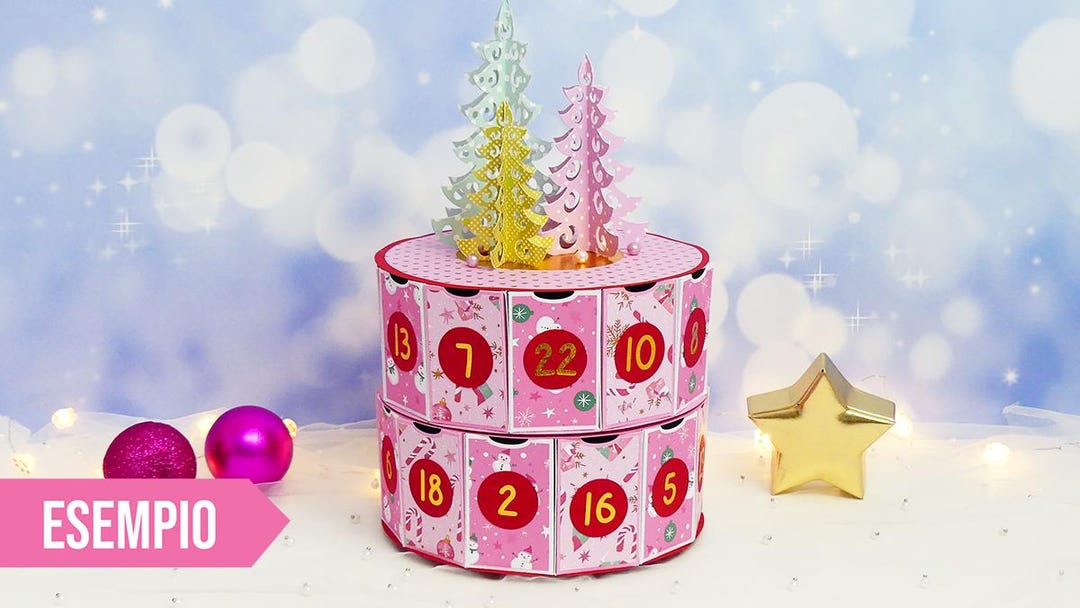 FILE Rotating Advent Calendar SVG Studio Pdf - Etsy