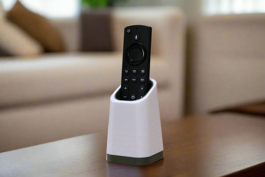 Custom Single Slot Remote Holder - 3D Printed Remote Stand - Home ...