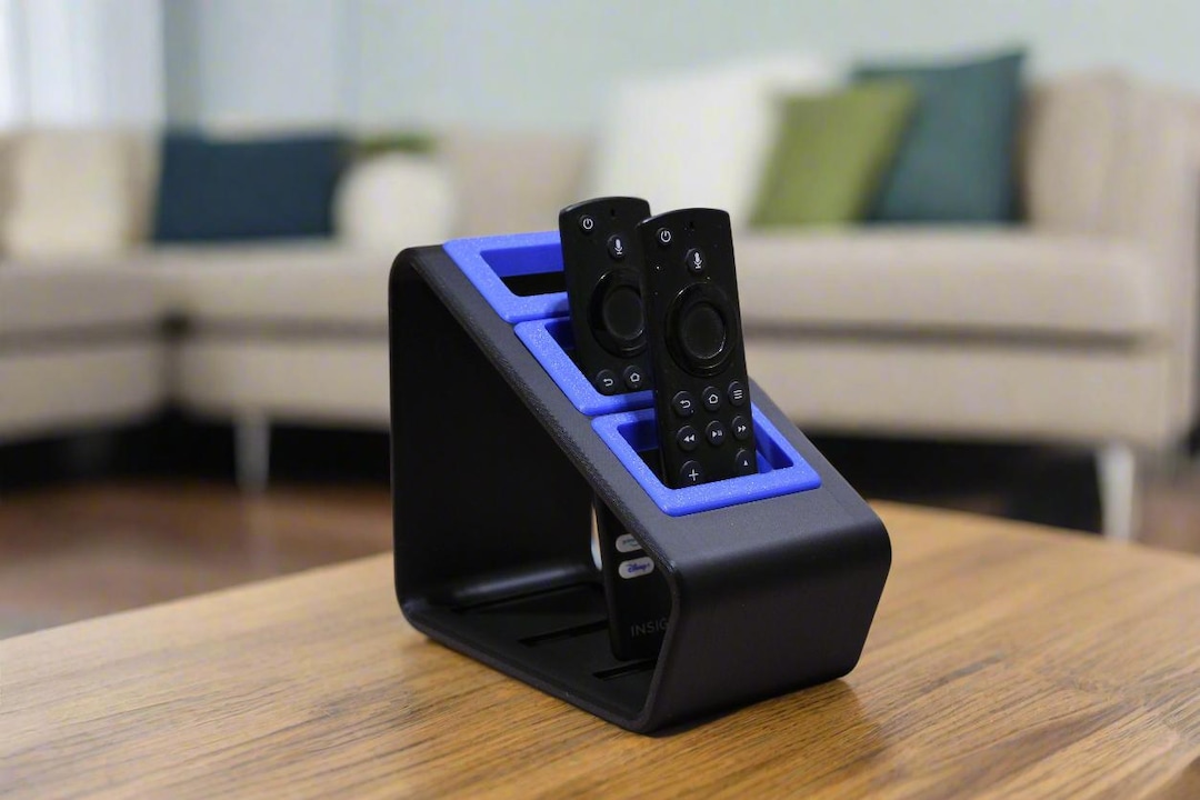 3 Slot Remote Holder – TV Remote Organizer for Fire TV, Roku & Apple TV ...