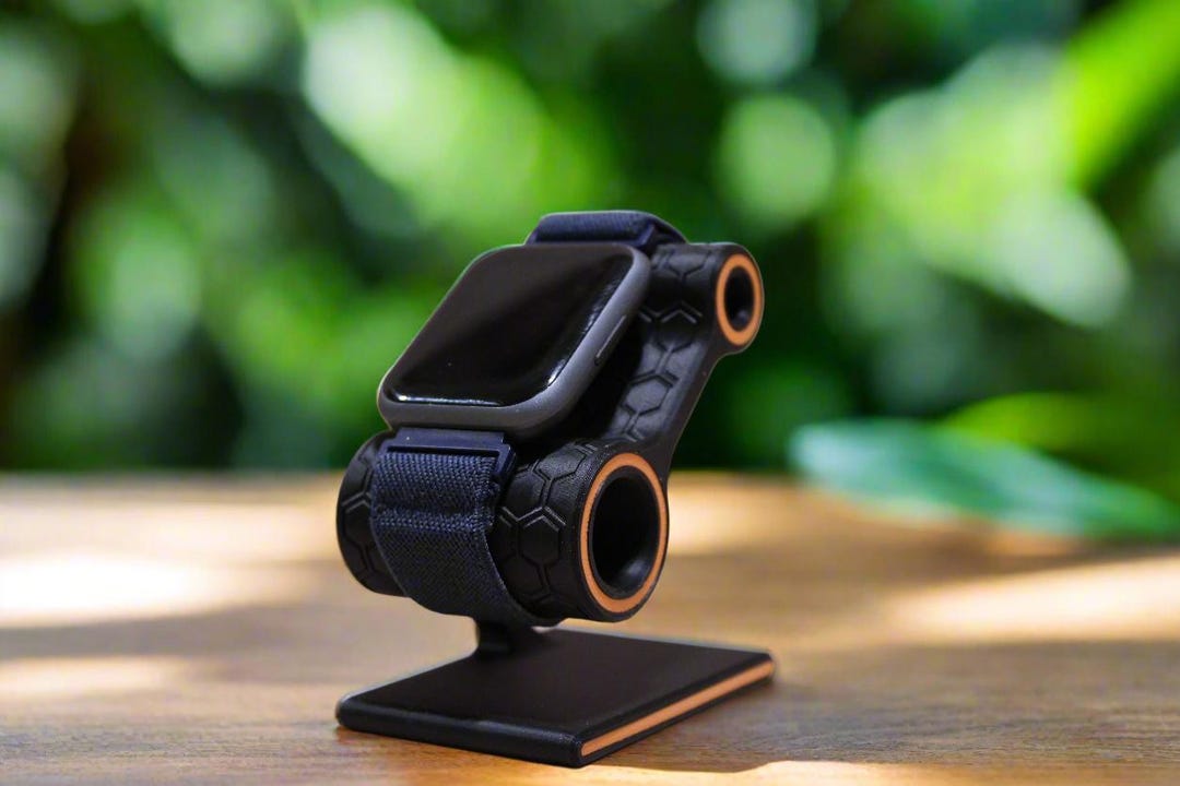 Futuristic 3D Printed Watch Stand Customizable Smartwatch Display Dock ...
