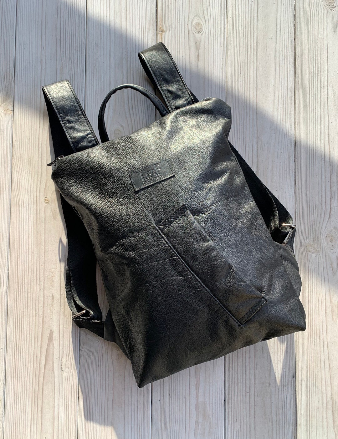 Upcycled Backpack Upcycled Leather Bag Travel Bag Steampunk - Etsy