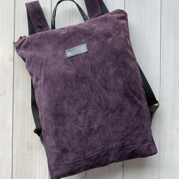 Purple Backpack - Etsy