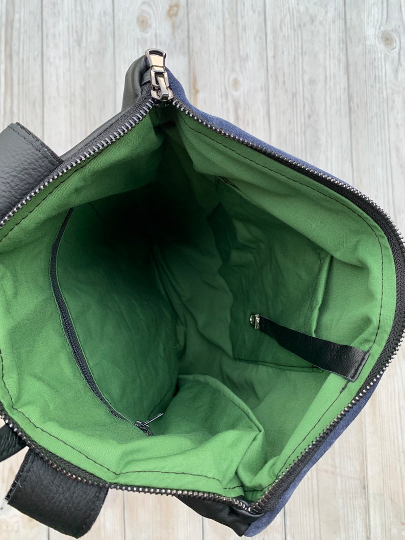 Oversized Leather Backpack Unisex Extravagant Upcycled - Etsy