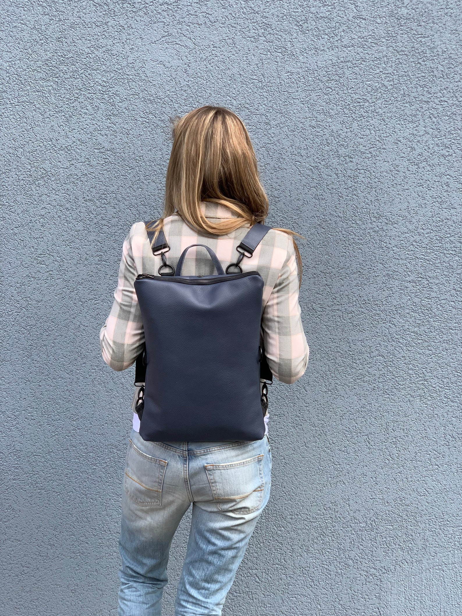 Black Backpack 4 in 1, Convertible Backpack, Backpack 4 Ways 3 Pockets ...