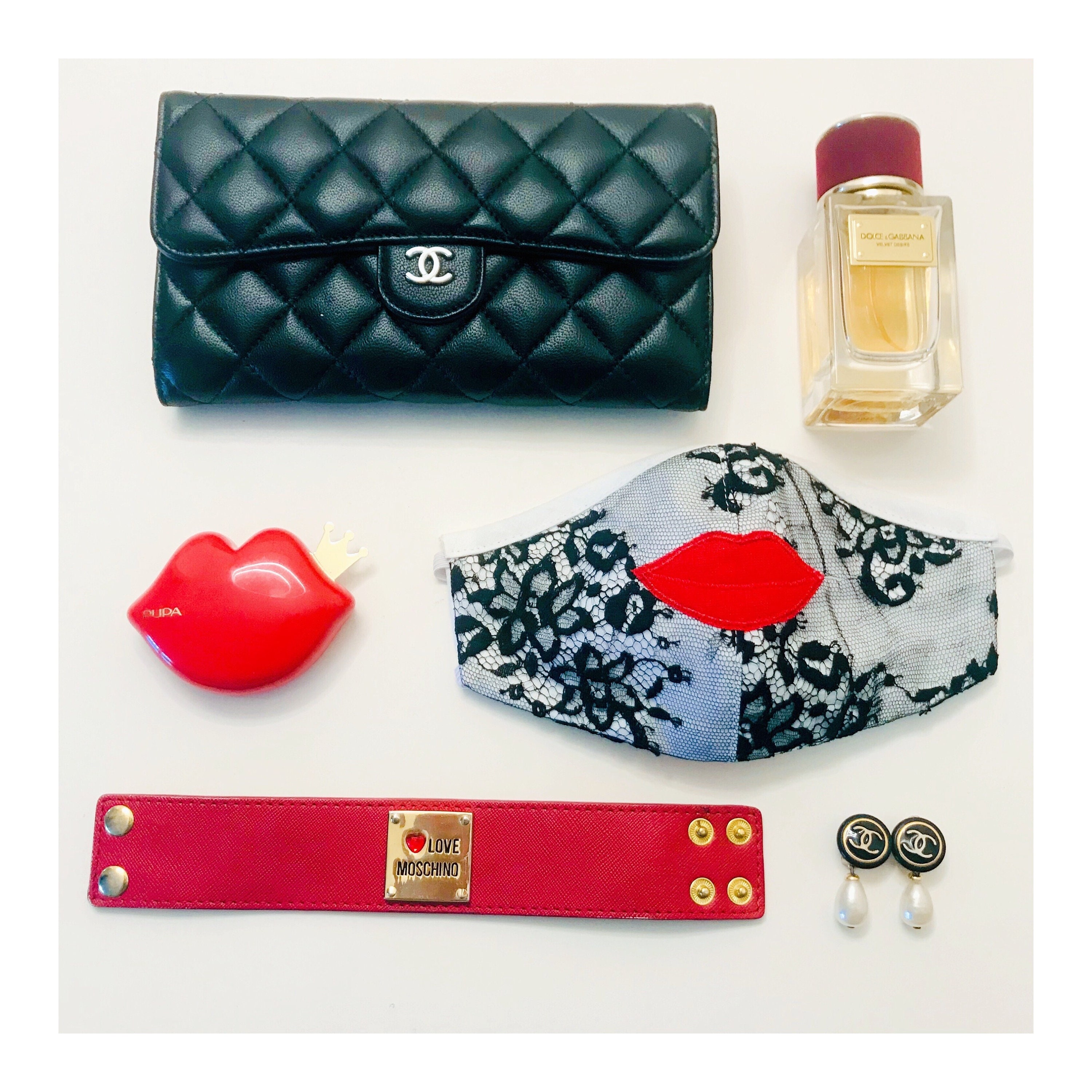 Face Mask,filter Pocket,french Chantilly Lace, Washable Mask With ...