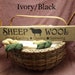 Sheep Wool Sheep Primitive Signs Farmhouse Home Decor - Etsy