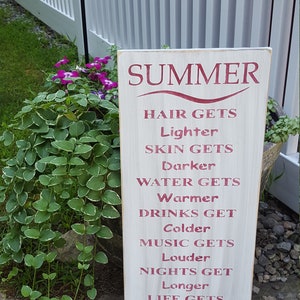 Summer Sign Lake Sign Beach Decor Lake Decor Beach Sign Lake - Etsy