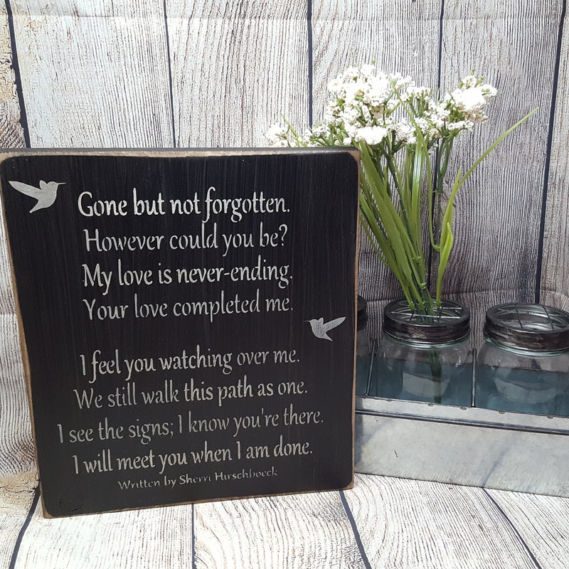 Gone but Not Forgotten - Etsy