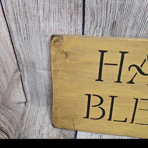 Harvest Blessings Primitive Rustic Fall Sign (18x8) - Etsy