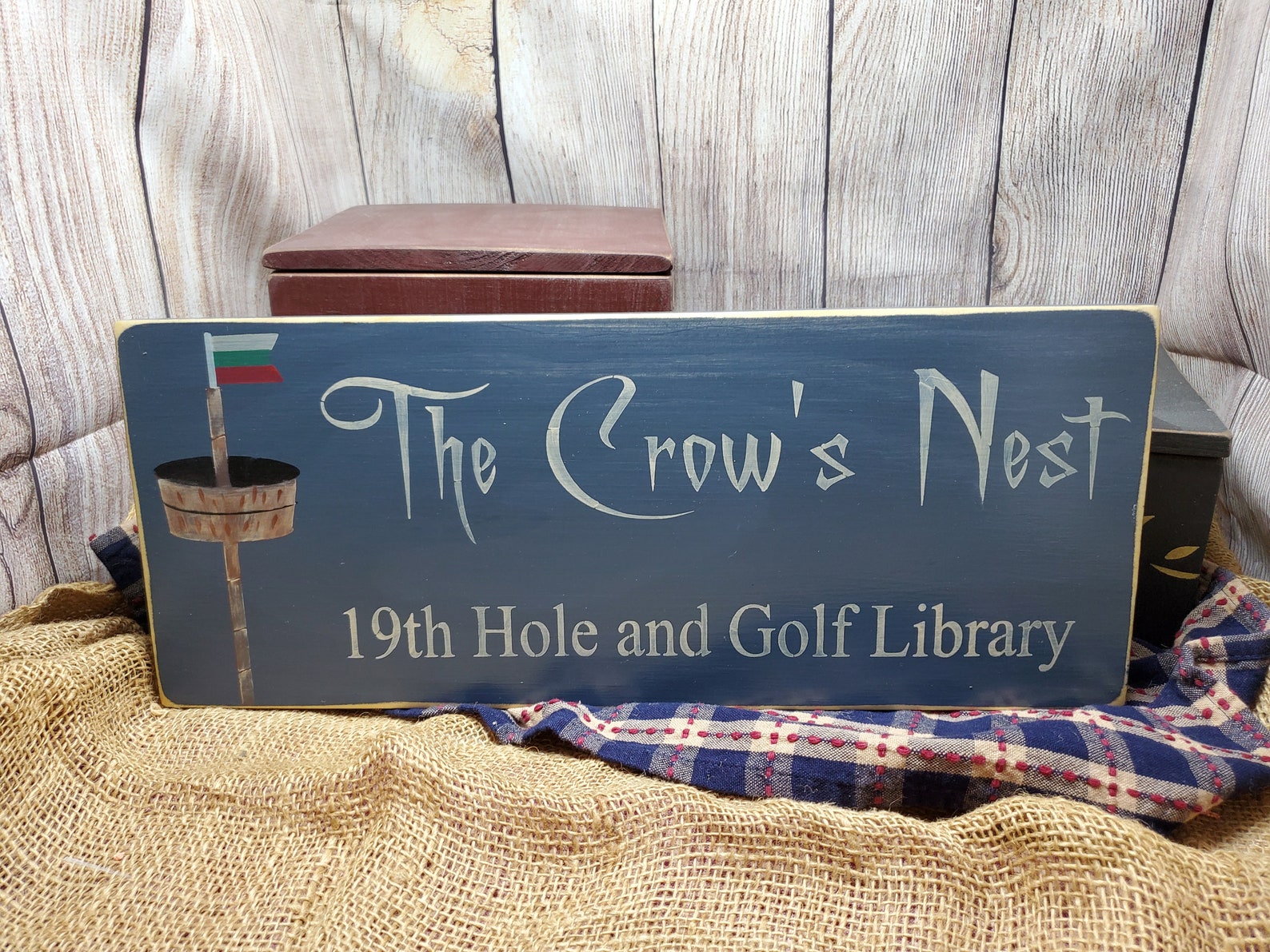The Crow's Nest Rustic Sign Custom Sign Livestock - Etsy
