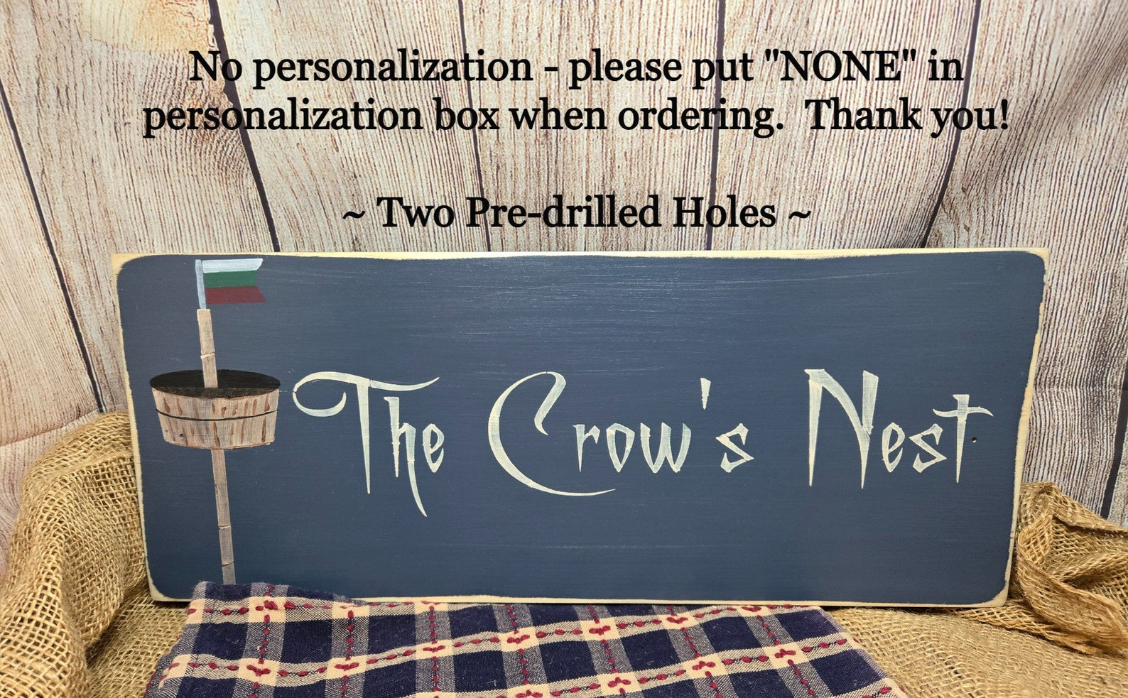 The Crow's Nest, Rustic Sign, Custom Sign, Livestock Guardian Dog, LGD ...