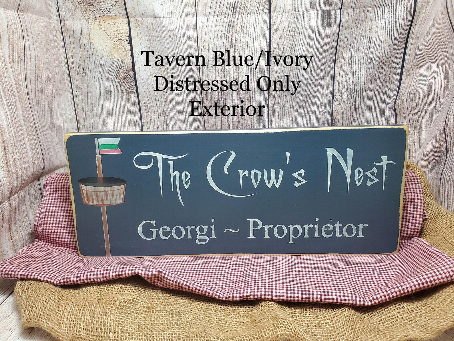 The Crow's Nest, Rustic Sign, Custom Sign, Livestock Guardian Dog, LGD ...