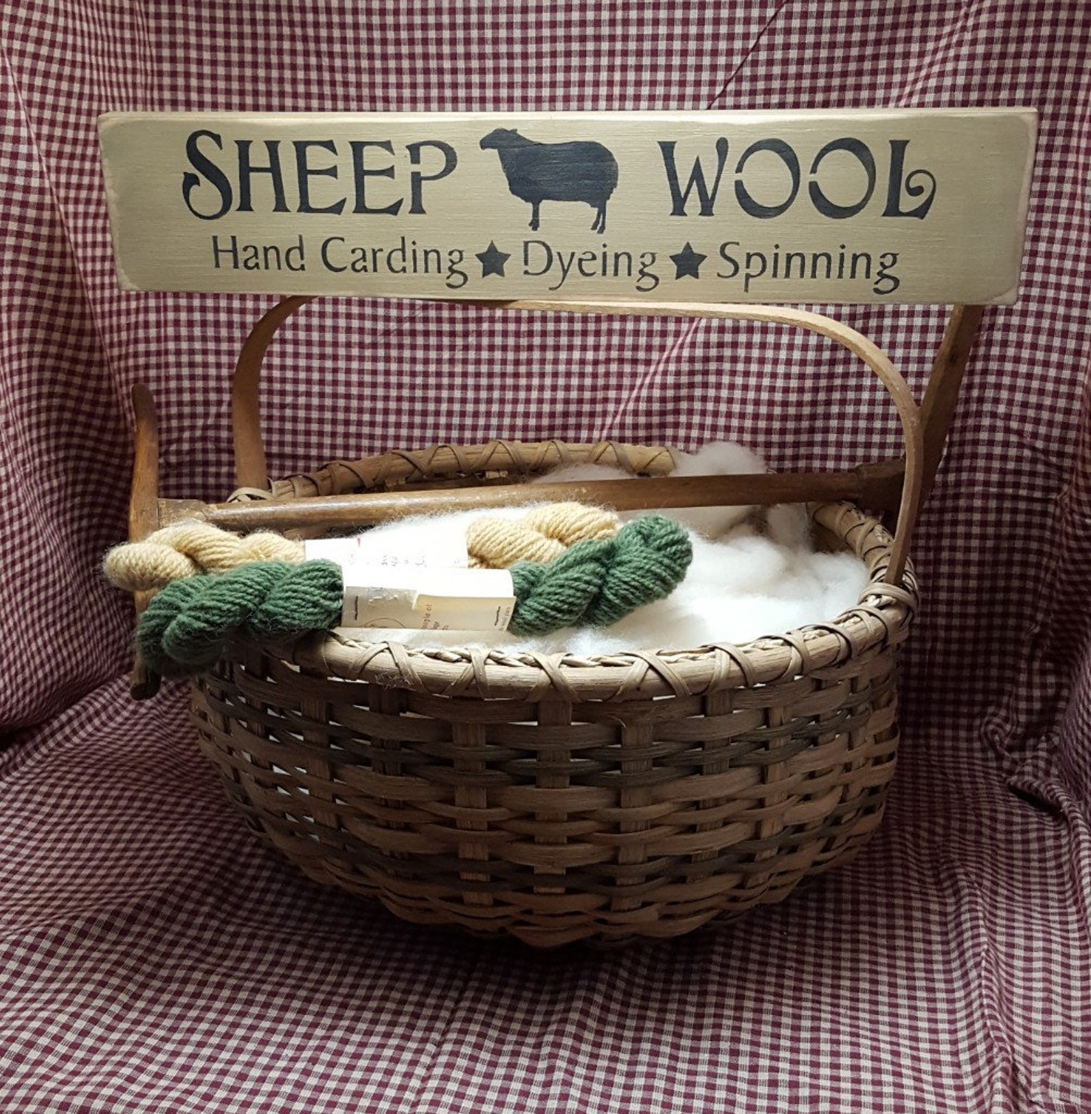 Sheep Wool Sheep Primitive Signs Farmhouse Home Decor | Etsy