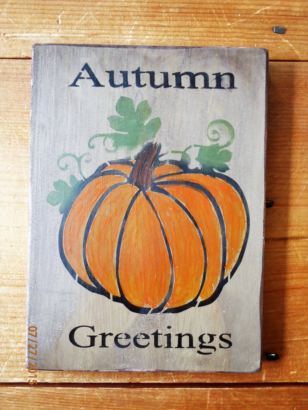 Autumn Greetings, Fall Sign, Primitive Sign, Country Sign, Fall Decor ...
