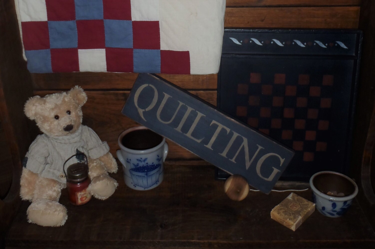 Quilting Sign Sewing Sign Primitive Sign Wood Sign Country | Etsy