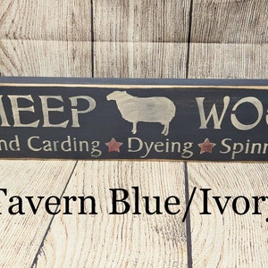 Sheep Wool, Sheep, Primitive Signs, Farmhouse, Home Decor, Wood Sign ...