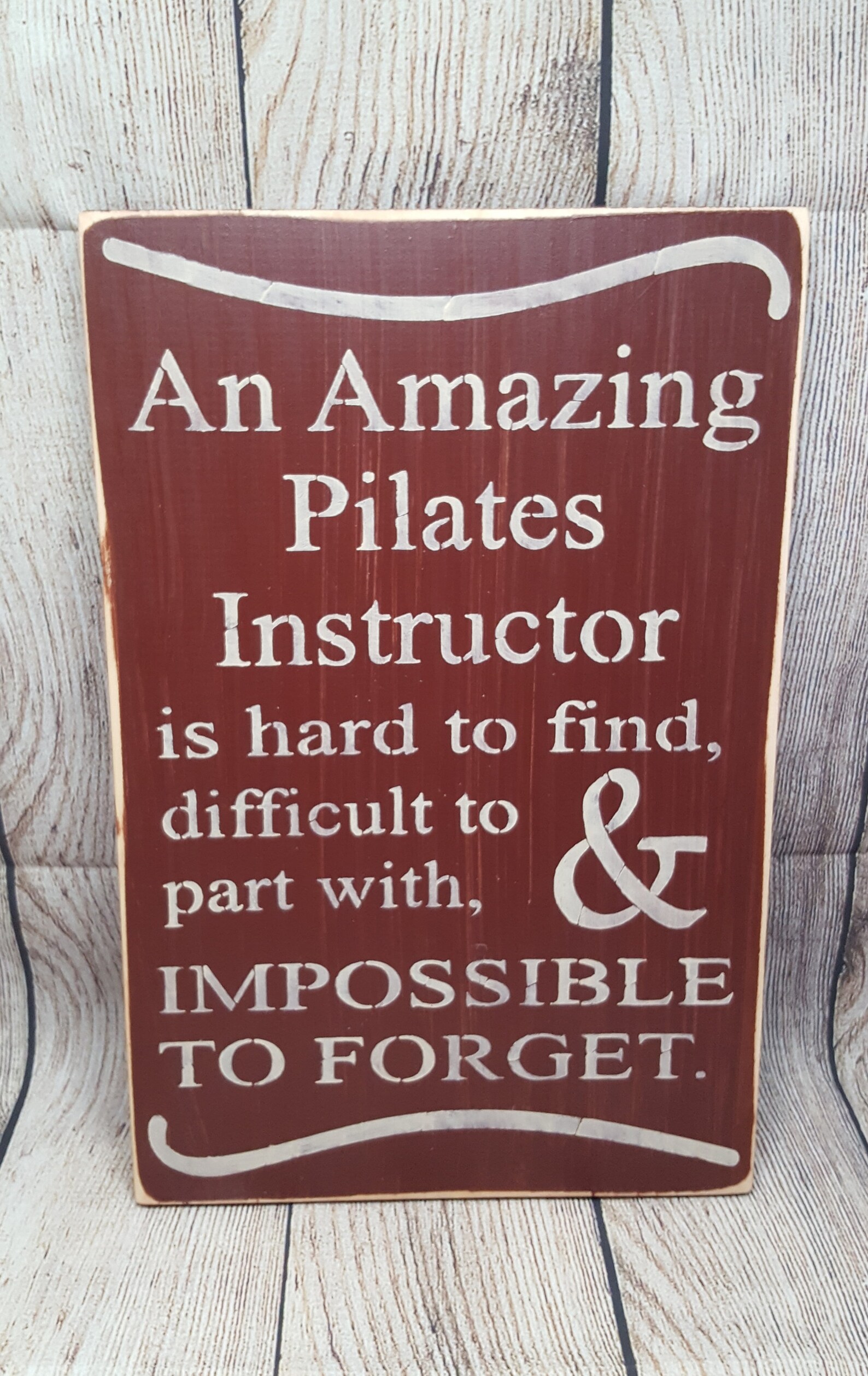 An Amazing Instructor, Instructor Sign, Sports, Yoga, Pilates ...