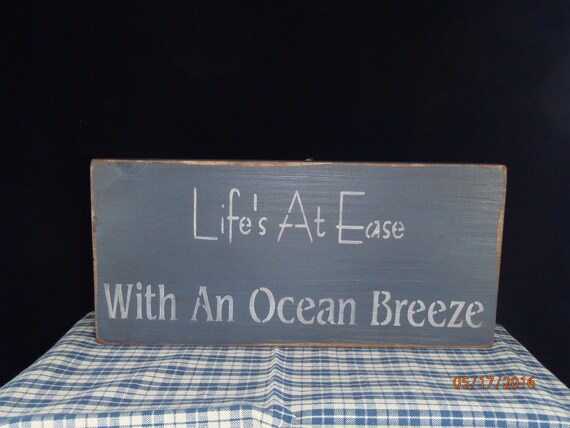 Ocean Sign Beach Sign Summer Sign Beach House Sign Cottage | Etsy