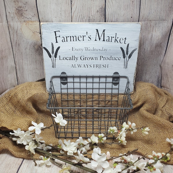 Wire Produce Wall Basket - Etsy