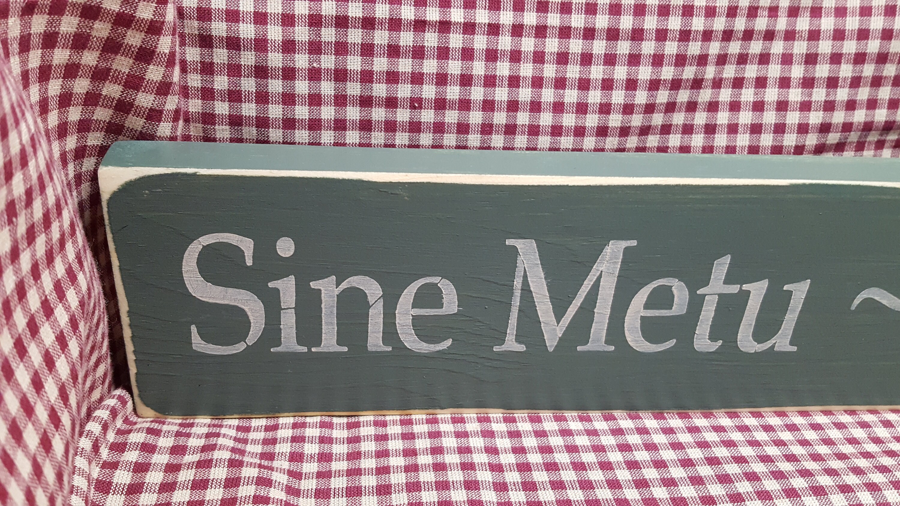 Sine Metu Without Fear Irish Shamrock Rustic Sign Country | Etsy