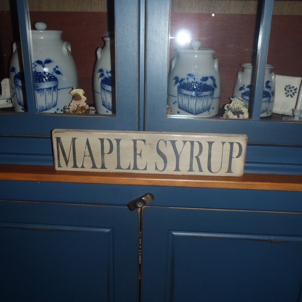 Maple Syrup Sign - Etsy