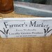 Farmers Market, Locally Grown Produce, Fresh, Vintage Sign, Primitive ...